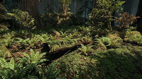 unreal engine 4 forest environment by dice vegetation artist looks