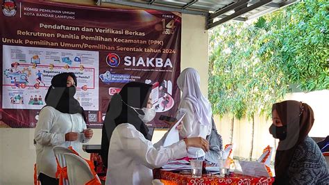 838 Calon Ppk Bandar Lampung Lulus Seleksi Administrasi