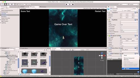 unity3d space shooter tutorial observables youtube