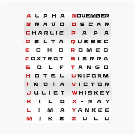 Phonetic Alphabet Poster 8x10 A118 Phonetic Alphabet Porn Sex Picture