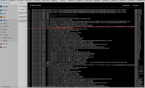 java azure release pipeline not picking up variable from nestedstack
