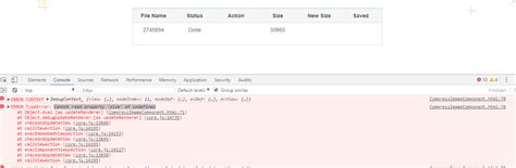 javascript angular2 binding error cannot read property size of