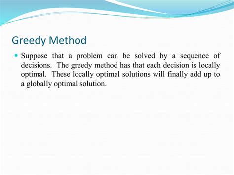 Greedy Algorithm Ppt
