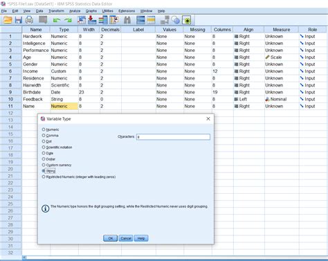 spss string variable javatpoint