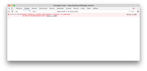 cannot read property contains of undefined null · issue