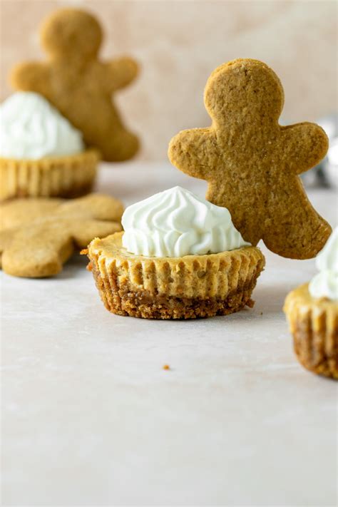 Mini Gingerbread Cheesecakes Recipe Ginger Snaps Baking Affairs