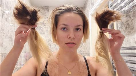 Shaving My Head Behind My Mums Back Youtube