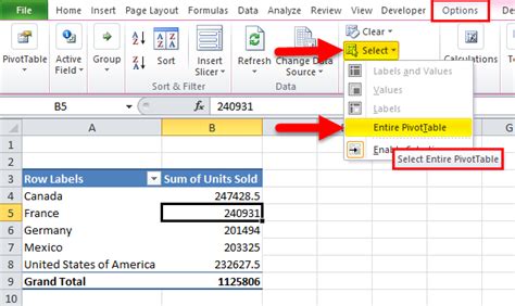 how to remove formula field in pivot table