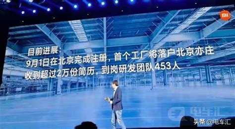 小米汽车首个工厂落户北京亦庄，2024年上半年量产 雷军