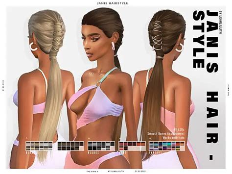 Sims 4 Hairstyles For Females Sims 4 Hairs Cc Downloads