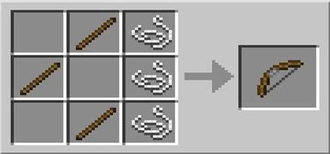 Как скрафтить лук в майнкрафт Minecraft Minecraft