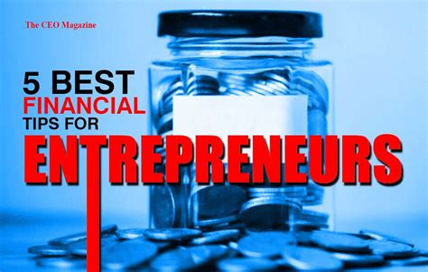 5 Best Financial Tips For Entrepreneurs