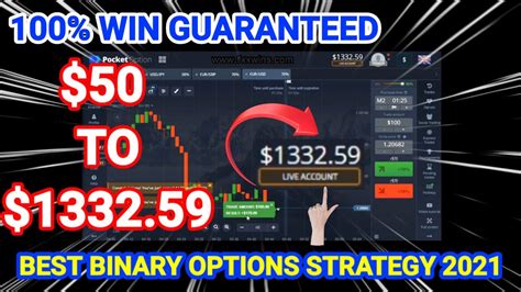 Best Binary Option Strategy 50 To 1332 59 100 Win Guaranteed
