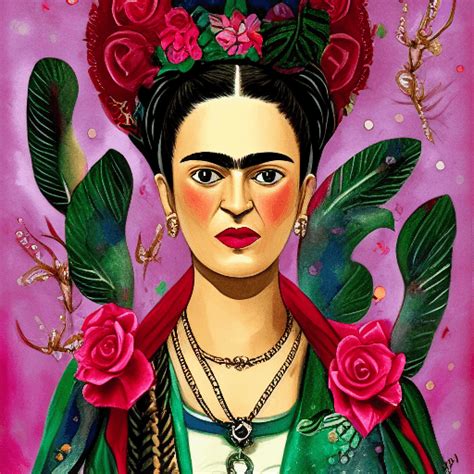 Frida Khalo In 1880s Fashion · Creative Fabrica