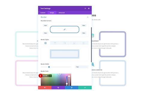 how to create animated border overlaps to highlight content with divi