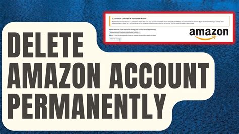How To Delete Amazon Account Permanently [updated 2024] Youtube
