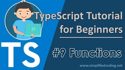 9 typescript tutorial for beginners functions youtube