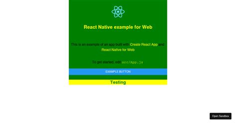react native css variables codesandbox
