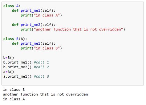 overriding and super function