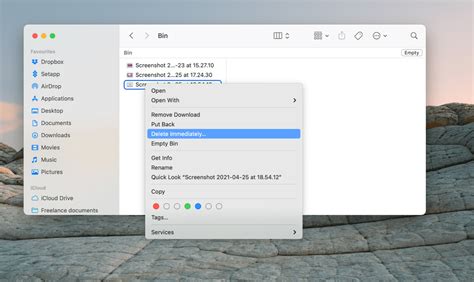 how to delete files on a mac