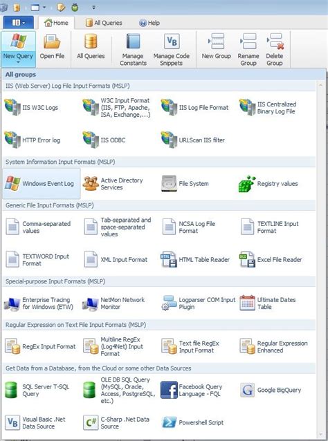 log parser lizard gives microsoft log parser 2 2 a great user interface