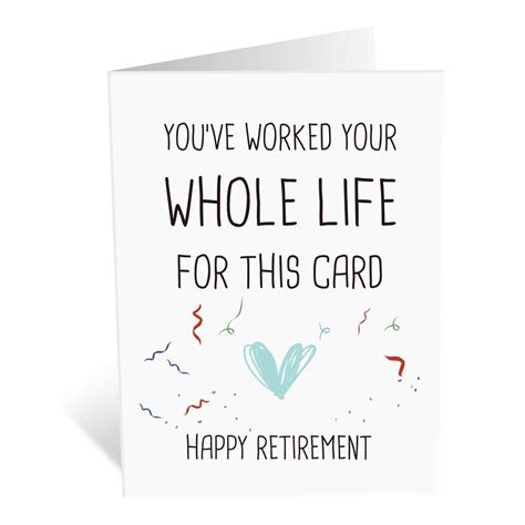 1 Pc Funny Retirement Card For Him Her Happy Retirement Card