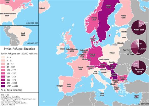 Refugee Map Of Europe Farrah Stephanie