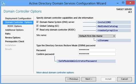install a windows server 2012 active directory read only