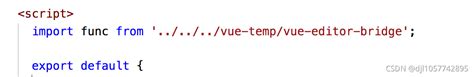 how to solve vue editor bridge error programmerah