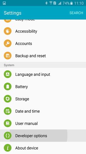 how to enable debugging mode on samsung galaxy j2 j3 j5 j7 dr fone