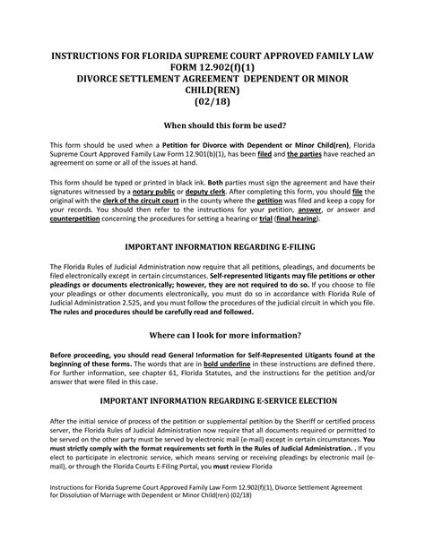 42 Divorce Settlement Agreement Templates [100 Free] ᐅ