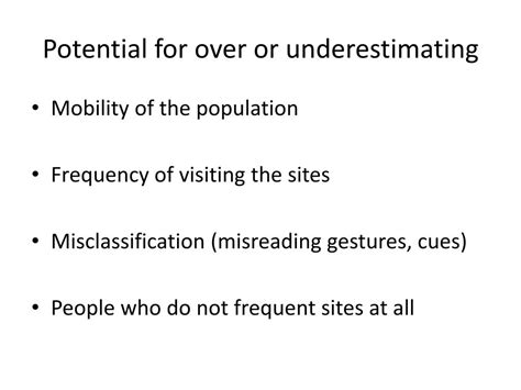 Ppt Session 7 1 Direct Size Estimation Methods Census Taking