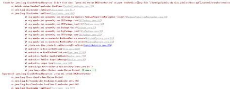 使用poi读取excel报异常java lang classnotfoundexception csdn论坛
