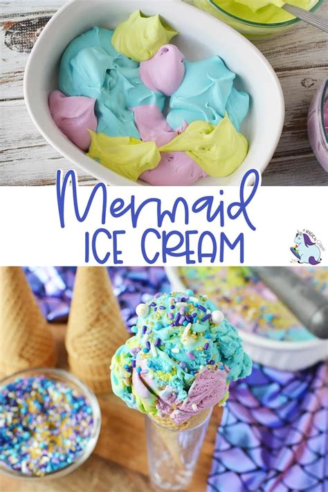 Easy No Churn Mermaid Ice Cream Recipe A Magical Mess