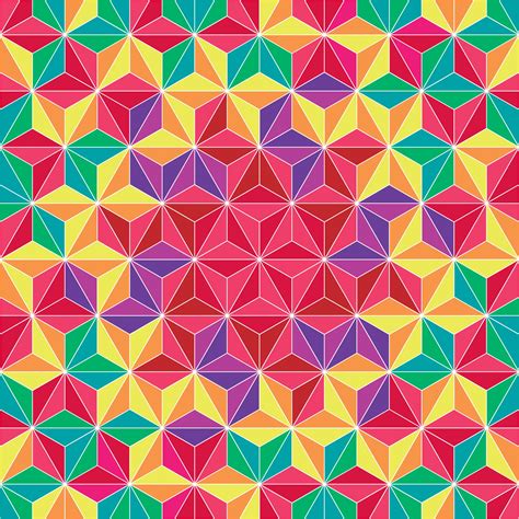 Colorful Triangle Geometric Pattern Background 194908 Vector Art At