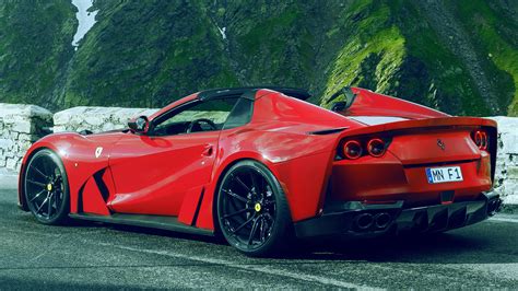 2021 Ferrari 812 Gts N Largo By Novitec Fonds Décran Et Images Hd
