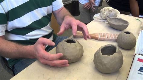 Pinch Pots Open Forms And Combined Forms Youtube