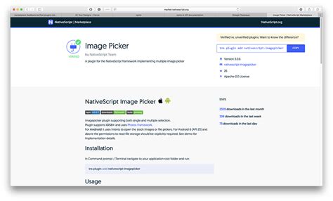 nativescript marketplace discover high quality plugins templates