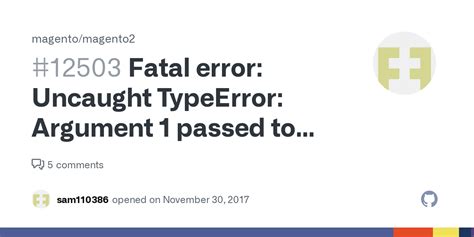 fatal error uncaught typeerror argument 1 passed to magento eav model