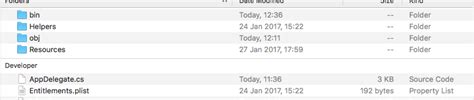 s xamarin forms ios project filenotfoundexception on host