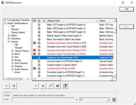 downloading missing datasource entries