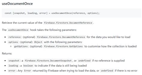 reactjs react firestore hooks to fetch database records from cloud