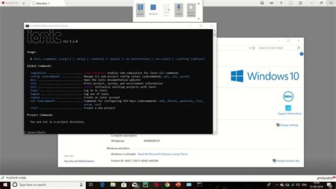 how to install ionic in windows and how to run ionic app ronak