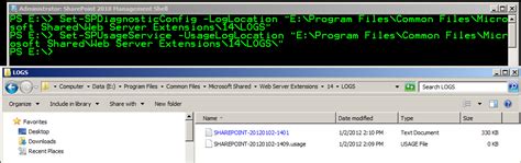 move your sharepoint 2010 logs off of your c drive todd klindt s