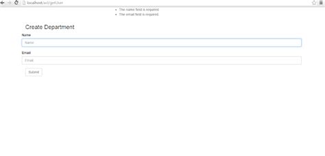 how to show validation error in laravel request validation error in