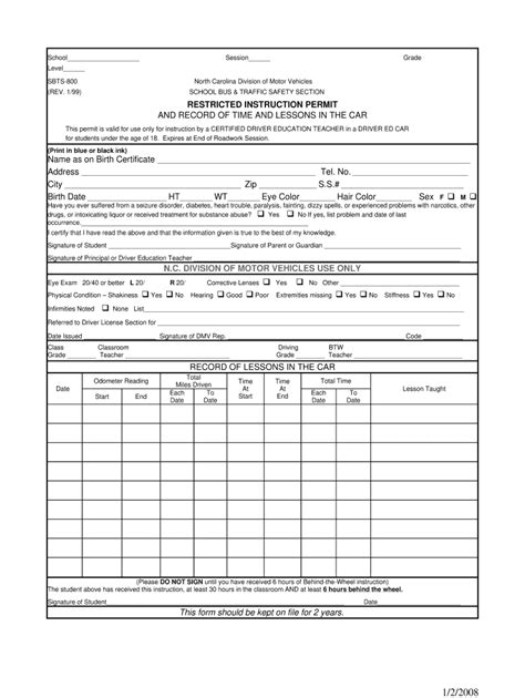 driving license application form fill out and sign printable pdf