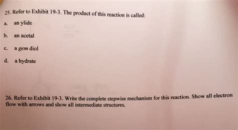 Oneclass Exhibit 19 3 Consider The Reaction Below To Answer The