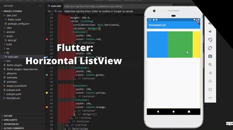 flutter tutorial flutter horizontal listview urdu hindi youtube