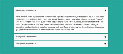 bootstrap accordion open by default bootstrap accordion collapse by