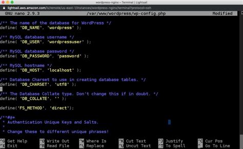 how to install wordpress with nginx on aws lightsail
